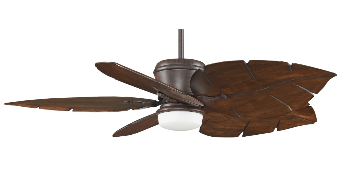 Fanimation Sandella 5 Blade 60" Ceiling Fan - Blades, Light Kit and ...