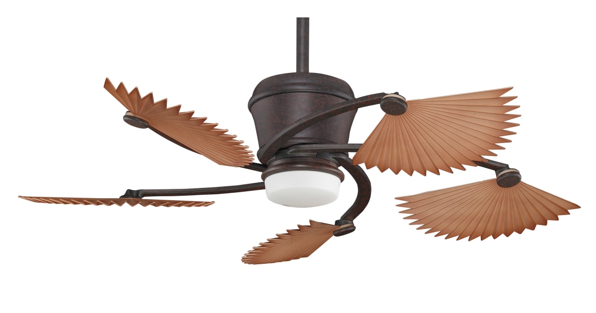 Fanimation Sandella 5 Blade 52" Ceiling Fan - Blades, Light Kit and ...