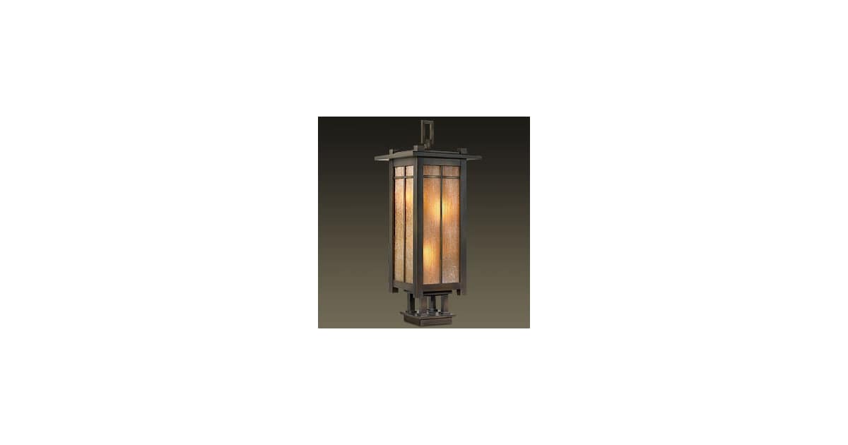 Fine Art Contemporary / Modern 4 Light Post Light from the Capistrano ...