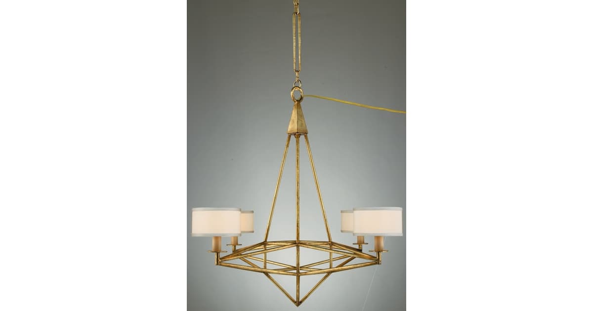Fine Art Contemporary / Modern 4 Light Up Lighting Chandelier from the ...