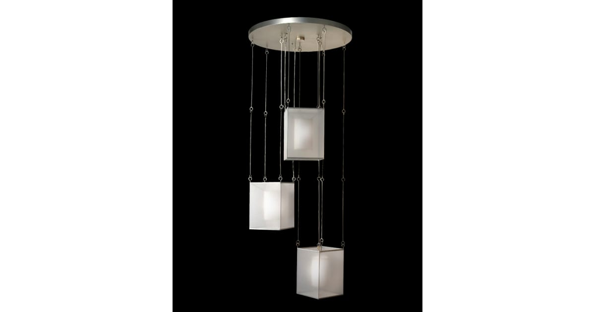 Fine Art Contemporary / Modern 3 Light Down Lighting Chandelier from ...