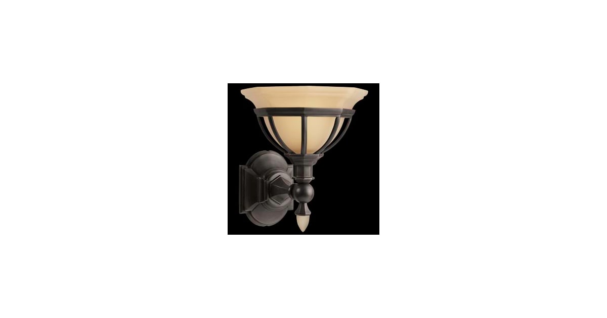 Fine Art Rubbed Bronze Up Lighting Wall Sconce from the Chelsea Bath ...