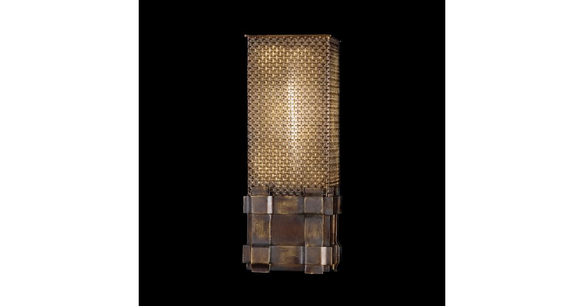Fine Art 1 Light Sconce from the Bronze Veil Collection | Ferguson Home