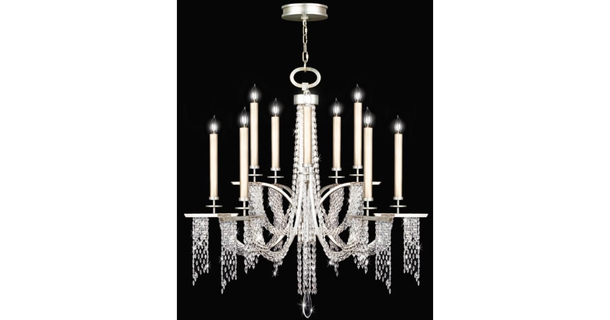 Fine Art Crystal 10 Light Chandelier from the Cascades Collection ...