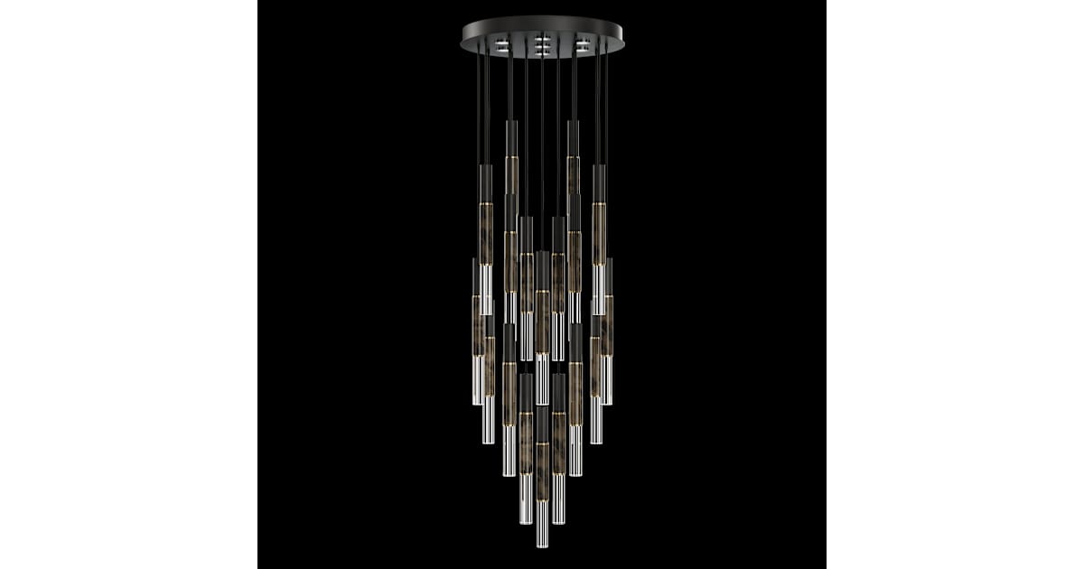 Fine Art Handcrafted Lighting 100018-111 Antonia 7 Light 31" Wide LED Multi Light Pendant ...