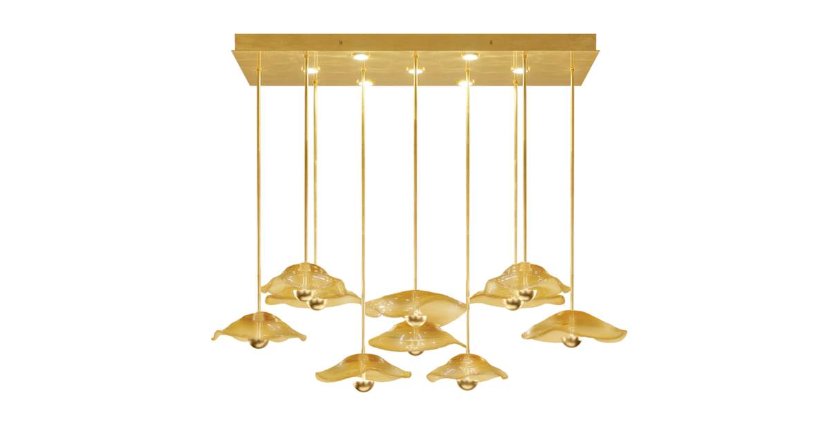 Fine Art Handcrafted Lighting 100062-32 Embark 7 Light 62" Wide LED ...