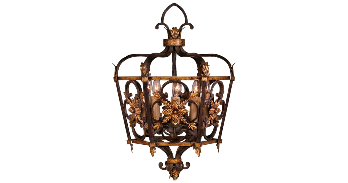 Fine Art Handcrafted Lighting 242749ST Castile 18" Diameter Five-Light ...