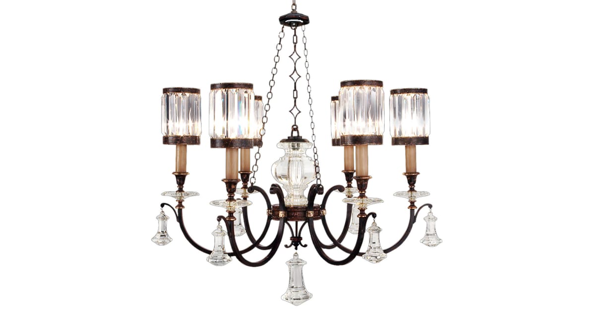 Fine Art Handcrafted Lighting 584240ST Eaton Place Six-Light Single ...