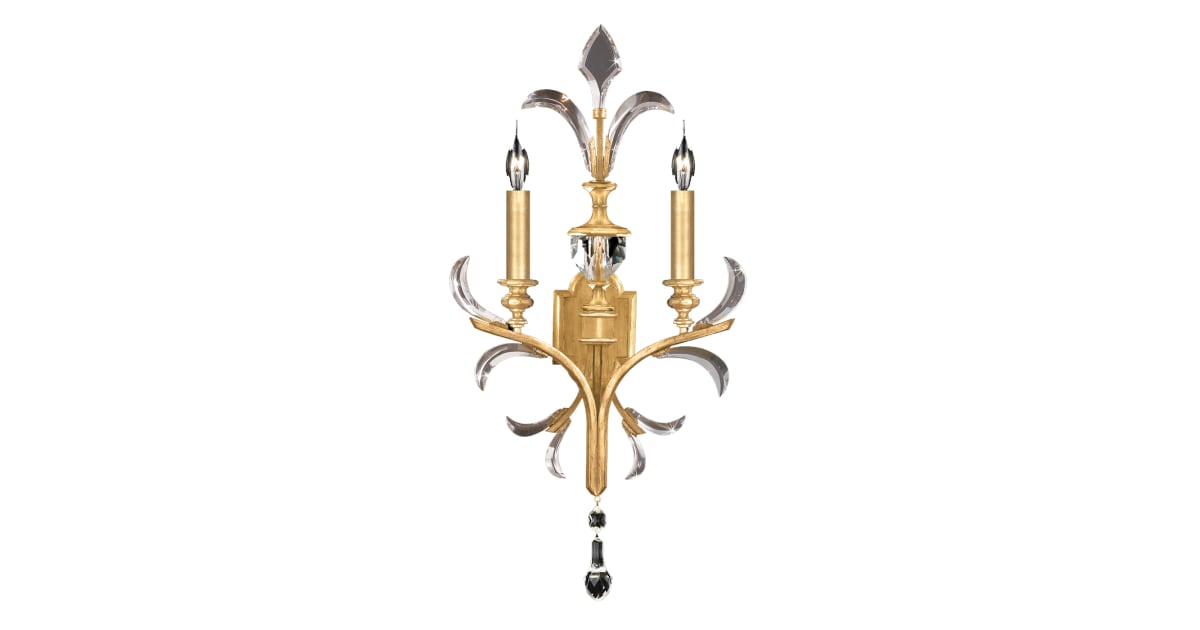 Fine Art Handcrafted Lighting 704850-SF3 Beveled Arcs 2 Light 32" Tall ...