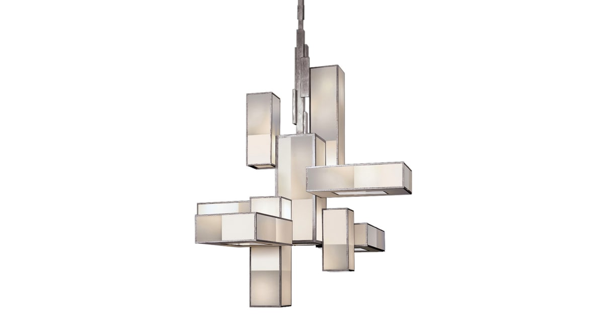 Fine Art Handcrafted Lighting 732040-2GU Perspectives Silver Twelve ...