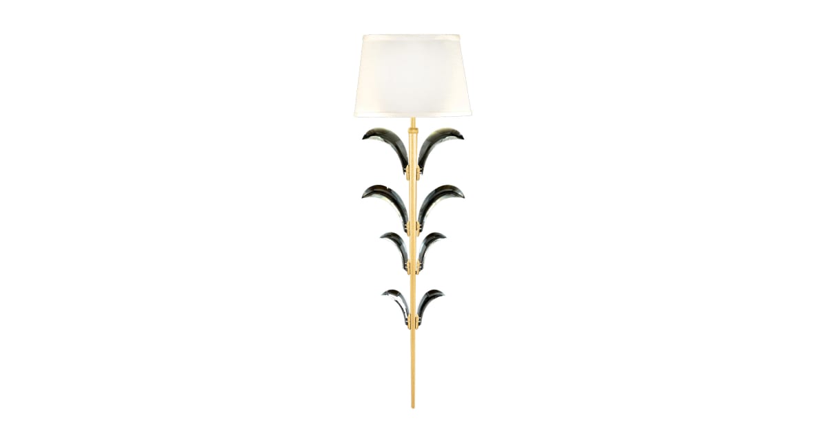 Fine Art Handcrafted Lighting 738450-SF3 Beveled Arcs 28" Tall Wall ...