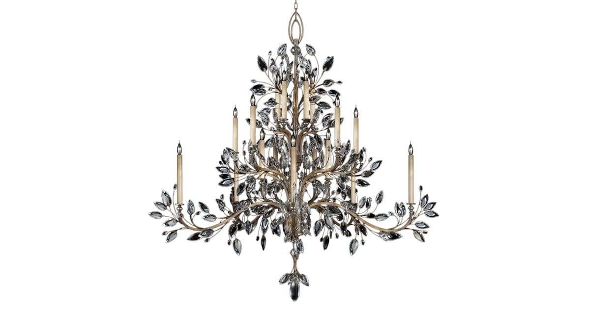 Fine Art Handcrafted Lighting 771240ST Crystal Laurel Twenty-Light ...