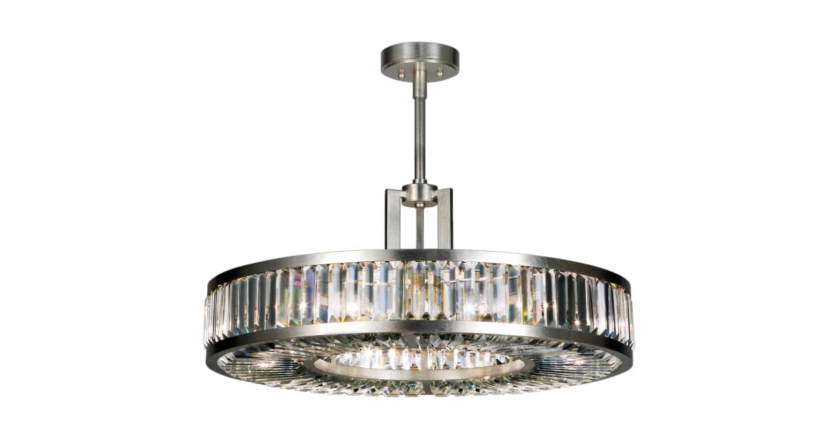 Fine Art Handcrafted Lighting 815840ST Crystal Enchantment 29" Diameter ...