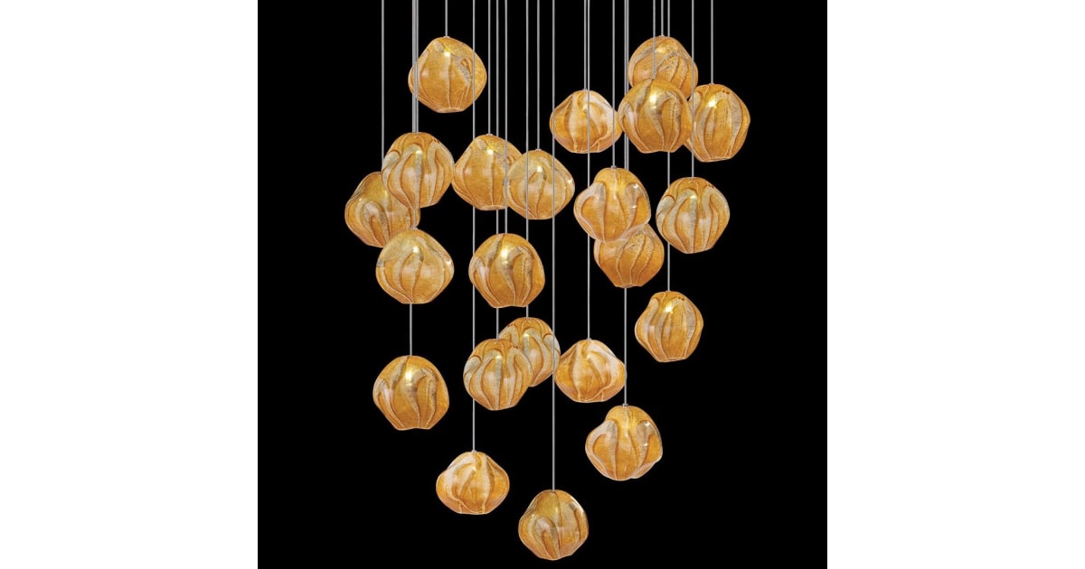 Fine Art Handcrafted Lighting 869940-22LD Vesta 22 Light 24" Wide LED ...