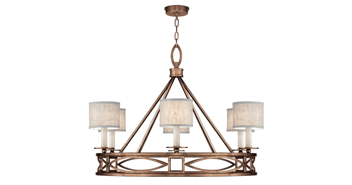 Fine Art Handcrafted Lighting 887640-11ST Cienfuegos 6 Light 40" Wide ...