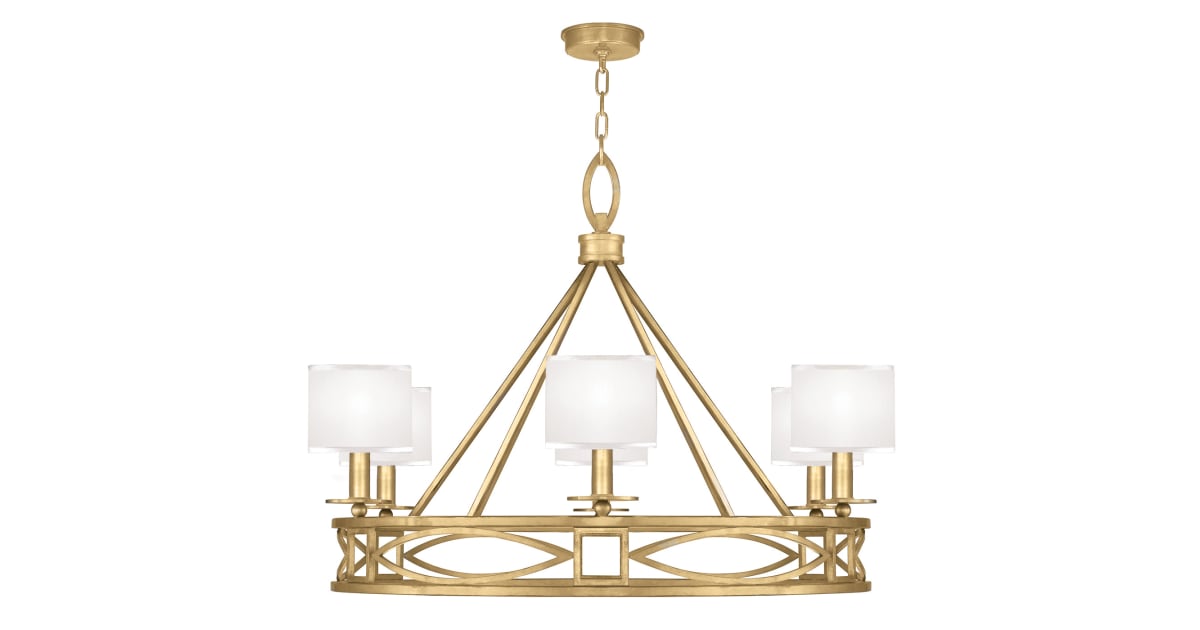 Fine Art Handcrafted Lighting 887640-31ST Cienfuegos 6 Light 40" Wide ...