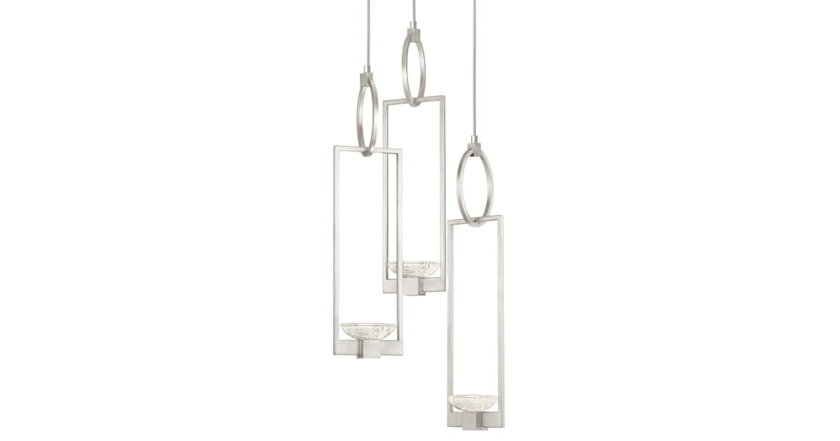 Fine Art Handcrafted Lighting 892940-1ST Delphi 3 Light 19" Wide LED ...