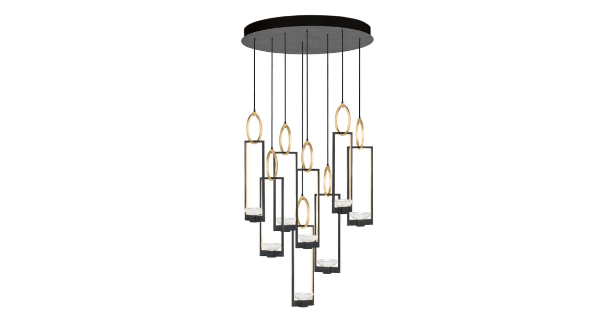 Fine Art Handcrafted Lighting 893240-3ST Delphi 8 Light 34" Wide LED ...