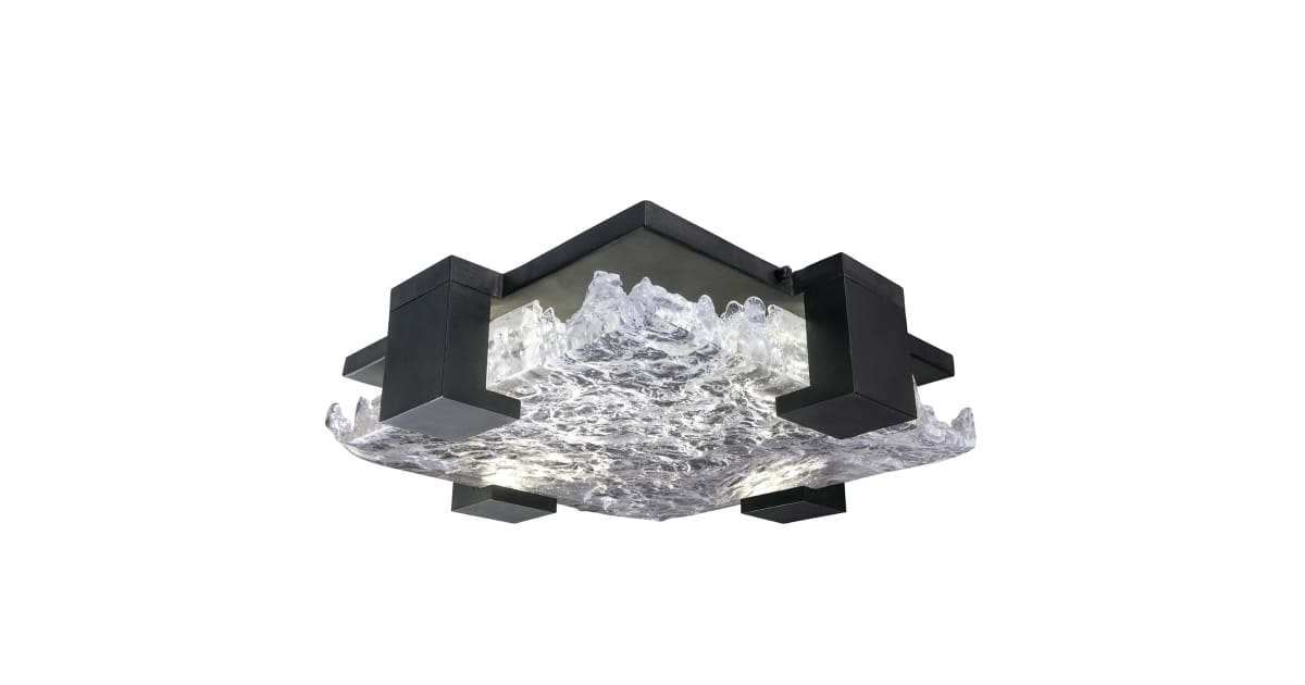 Fine Art Handcrafted Lighting 895440-11ST Terra 17" Wide LED Flush ...