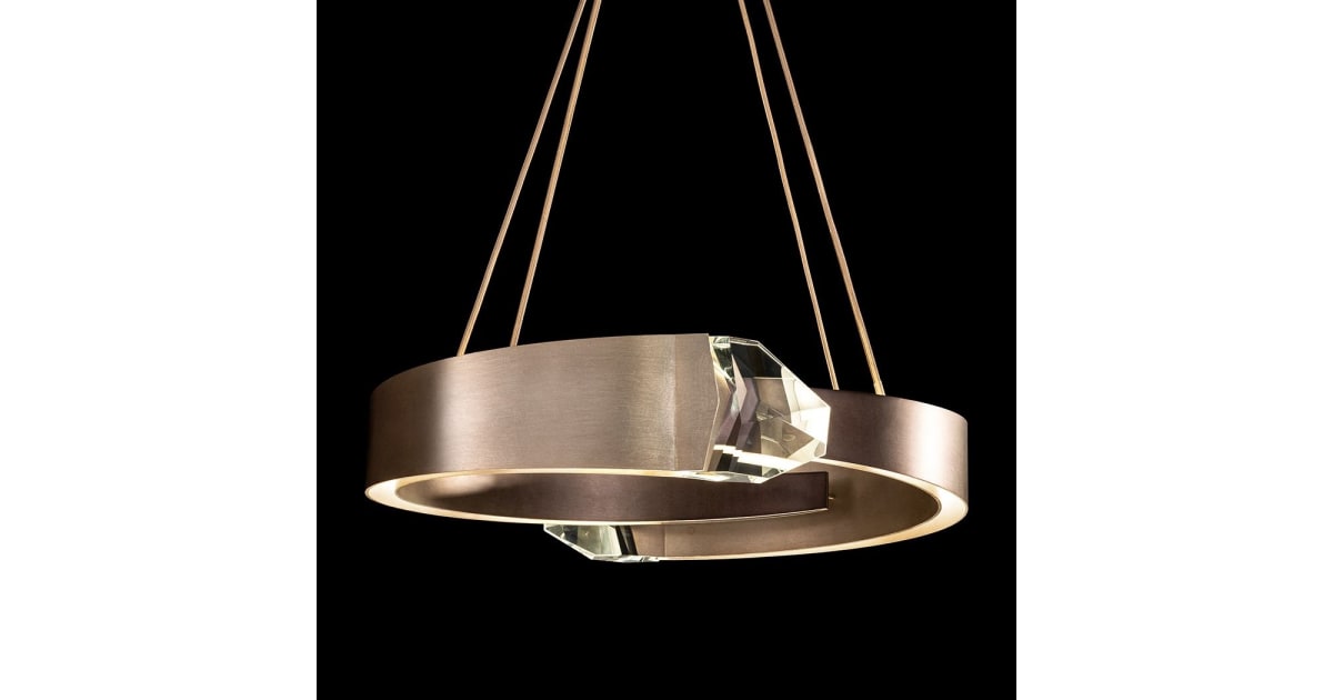 Fine Art Handcrafted Lighting 927540-3ST Strata 32" Wide LED Crystal ...