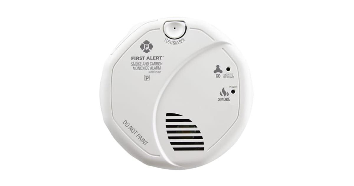 First Alert SC7010BV 120V Hardwired Combination Smoke and Carbon ...