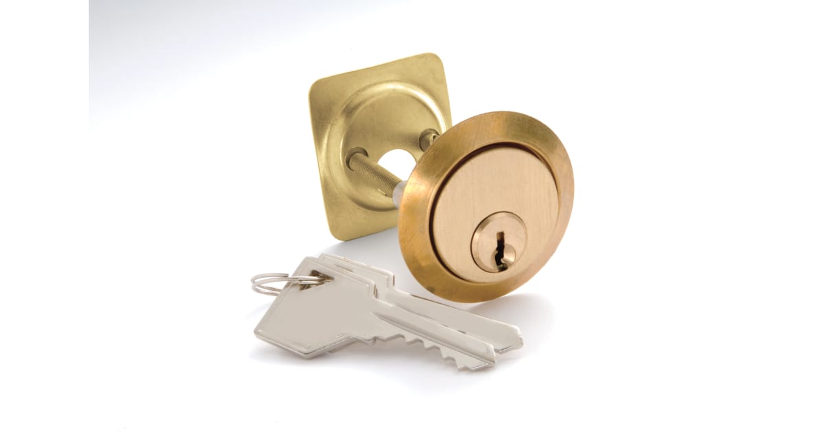 First Watch 1150-PB 5-Pin Rim Cylinder with Zinc Housing with Keys ...