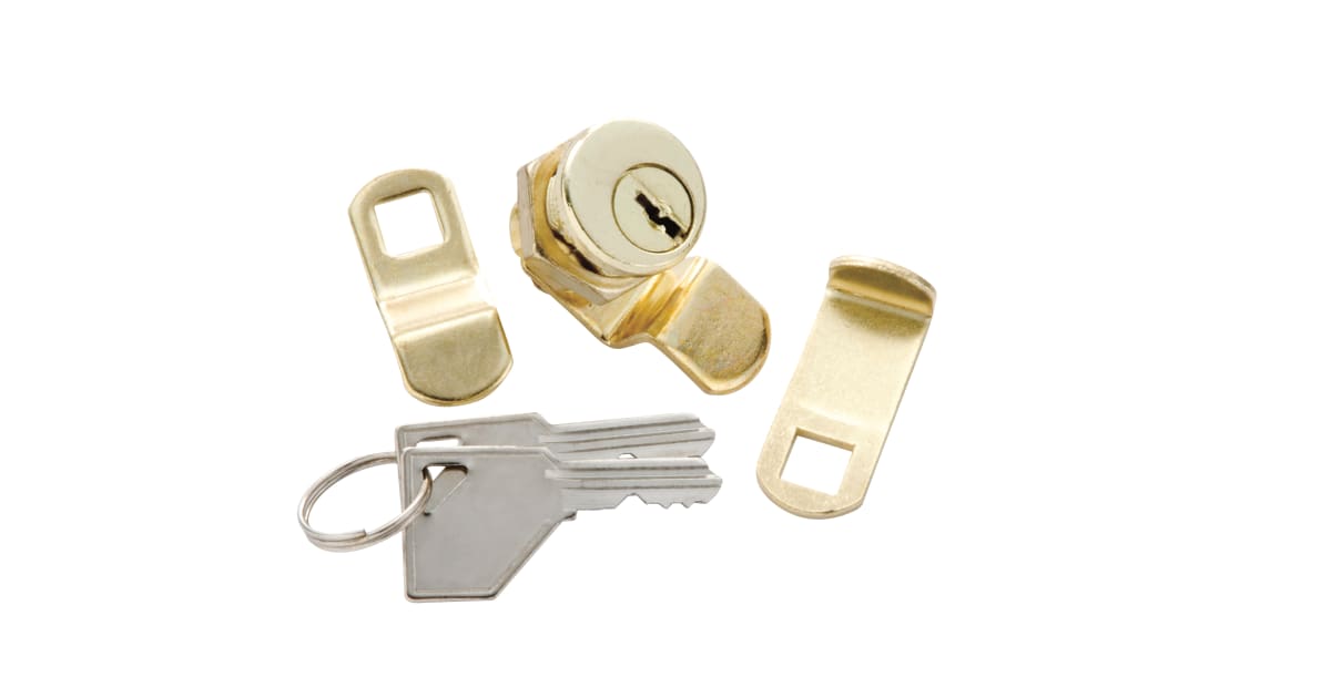 First Watch 1327 Hex Nut Threaded Mailbox Cam Lock with 3 Cams for ...