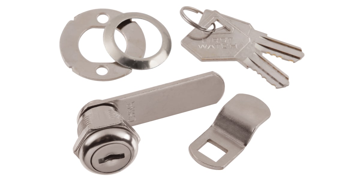 First Watch 1383-SS 5/8" Keyed Utility Cam Lock for Cabinets or Drawers ...