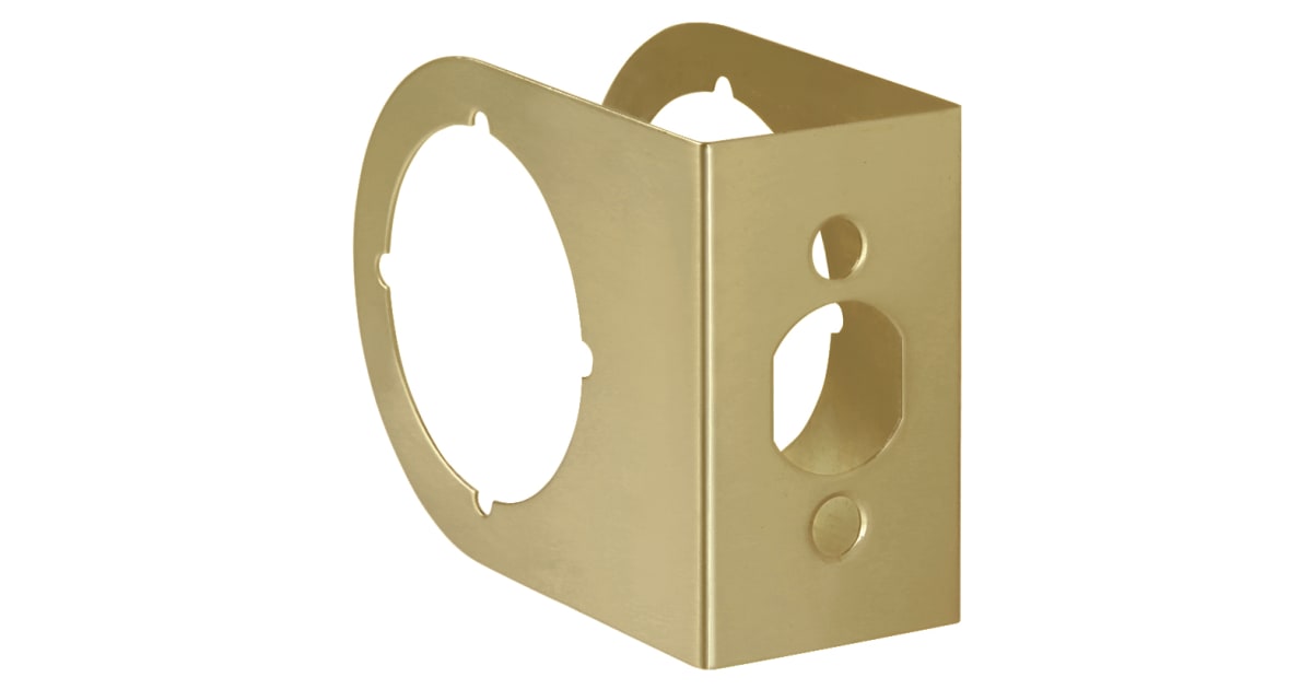 First Watch 2036-PB Door Edge Guard / Reinforcer for 1-3/4" Thick Doors ...