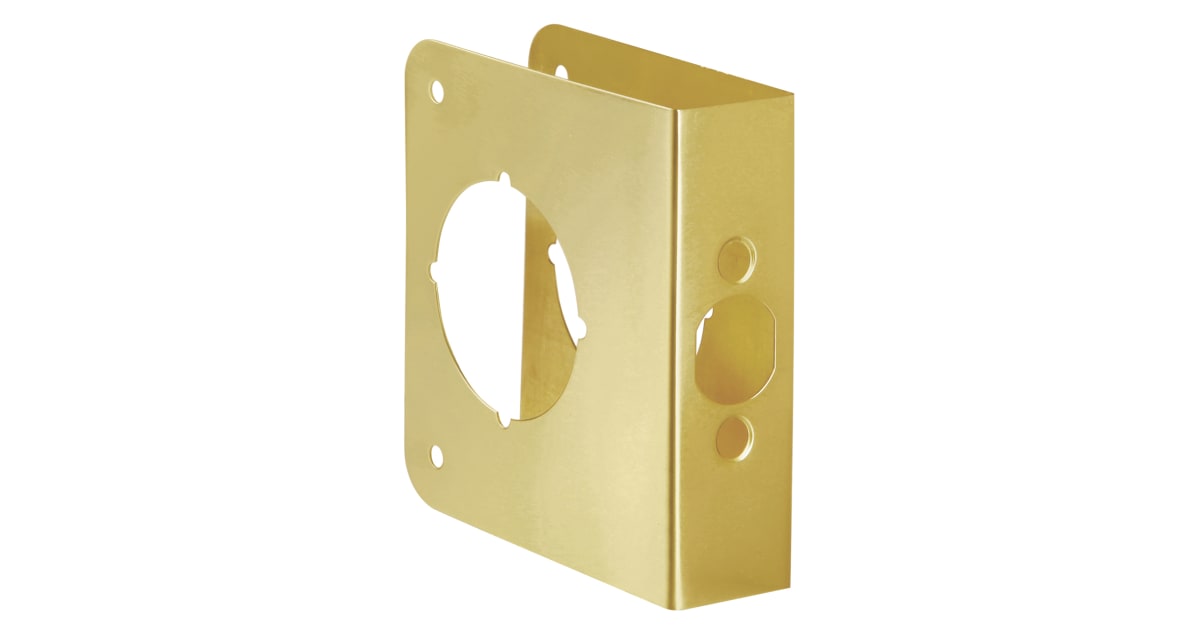 First Watch 2051-PB Door Edge Guard / Reinforcer for 1-3/8" Thick Doors ...