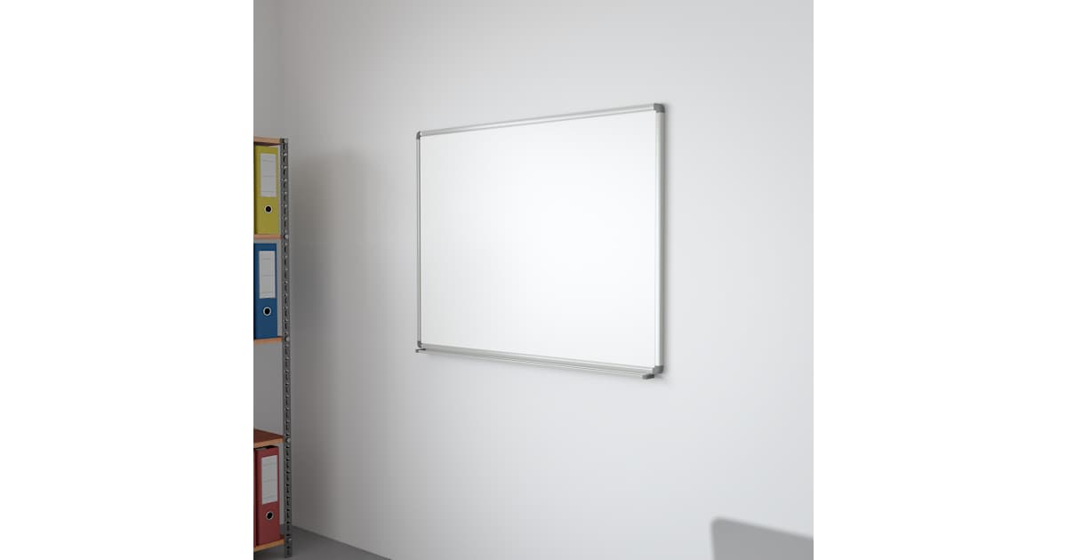 Flash Furniture FFHD77120WH 48" X 36" Metal Framed Dry Erase Magnetic ...