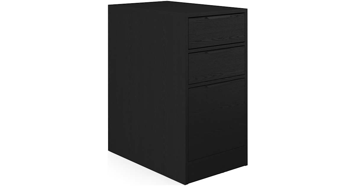 Flash Furniture NAN-FY-23042-FC-BK-BK-MS Kayden 16" Wide 3 Drawer ...