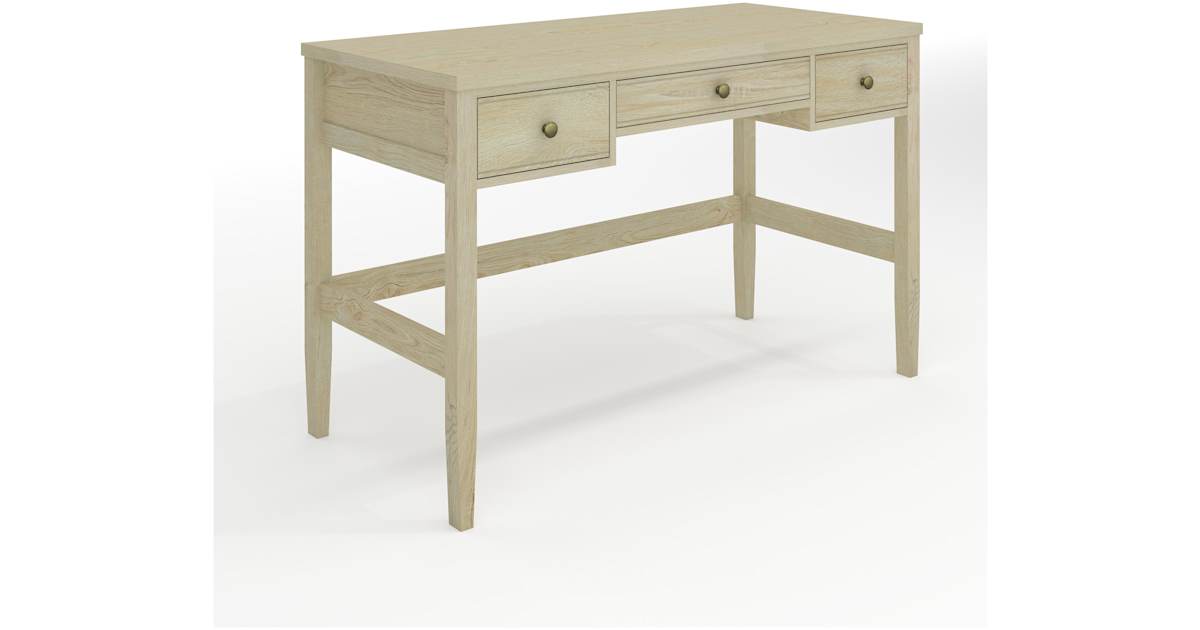 Flash Furniture NAN-PS-23512-LNT-BZ-MS Rhett 47" Engineered Wood and ...