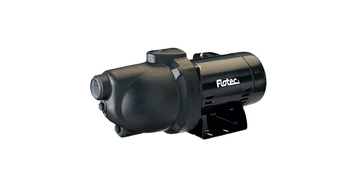 FloTec FP4022-10 12 GPM 3/4 HP Thermoplastic Shallow Well Jet Pump ...