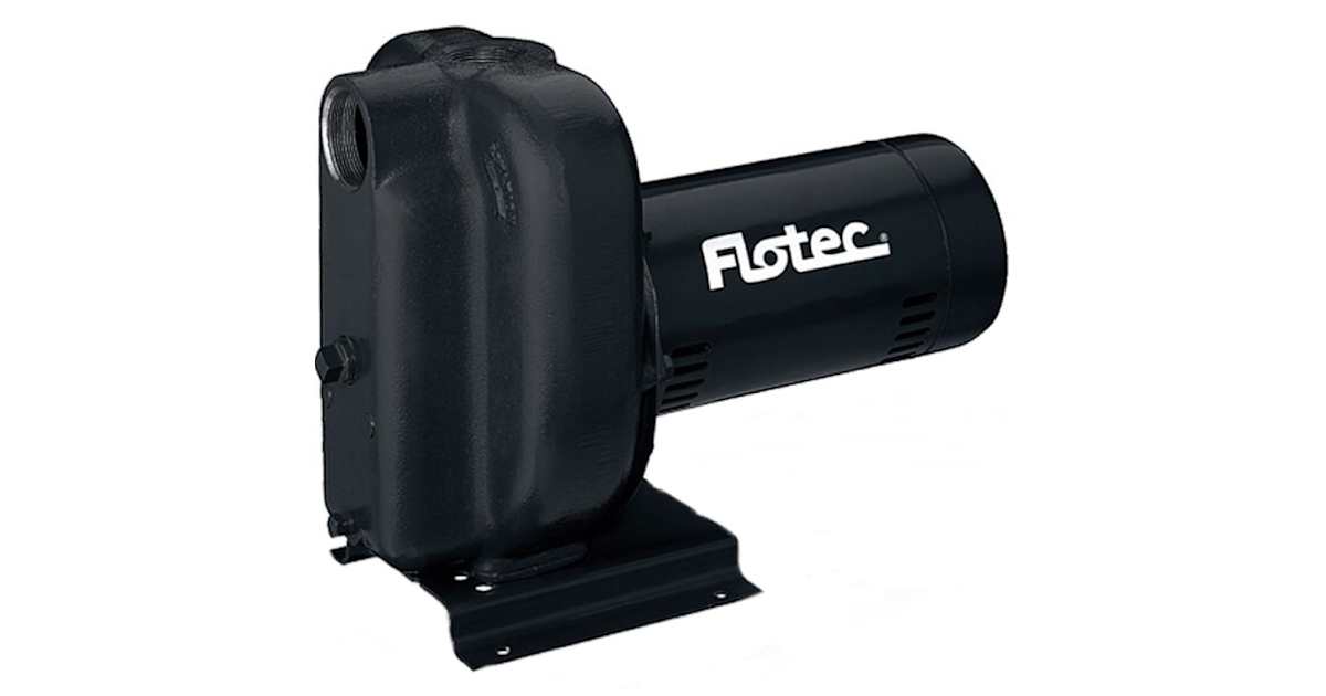 FloTec FP5252-00 64 GPM 2 HP Self-Priming Cast Iron Sprinkler Pump ...