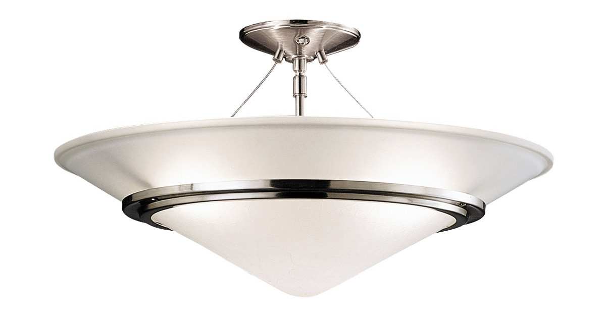 Forecast Lighting F102636 Contemporary / Modern Three Light Semi-Flush ...