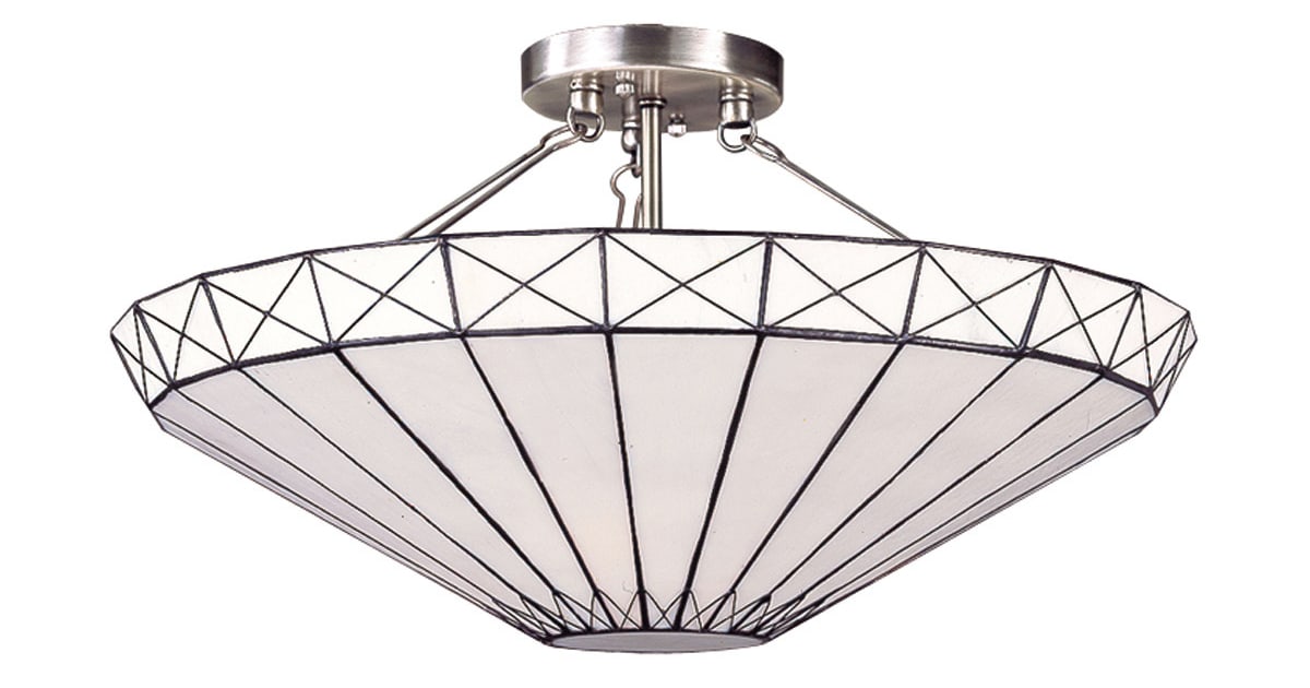 Forecast Lighting F122636 Three Light Semi-Flush Ceiling Fixture from ...