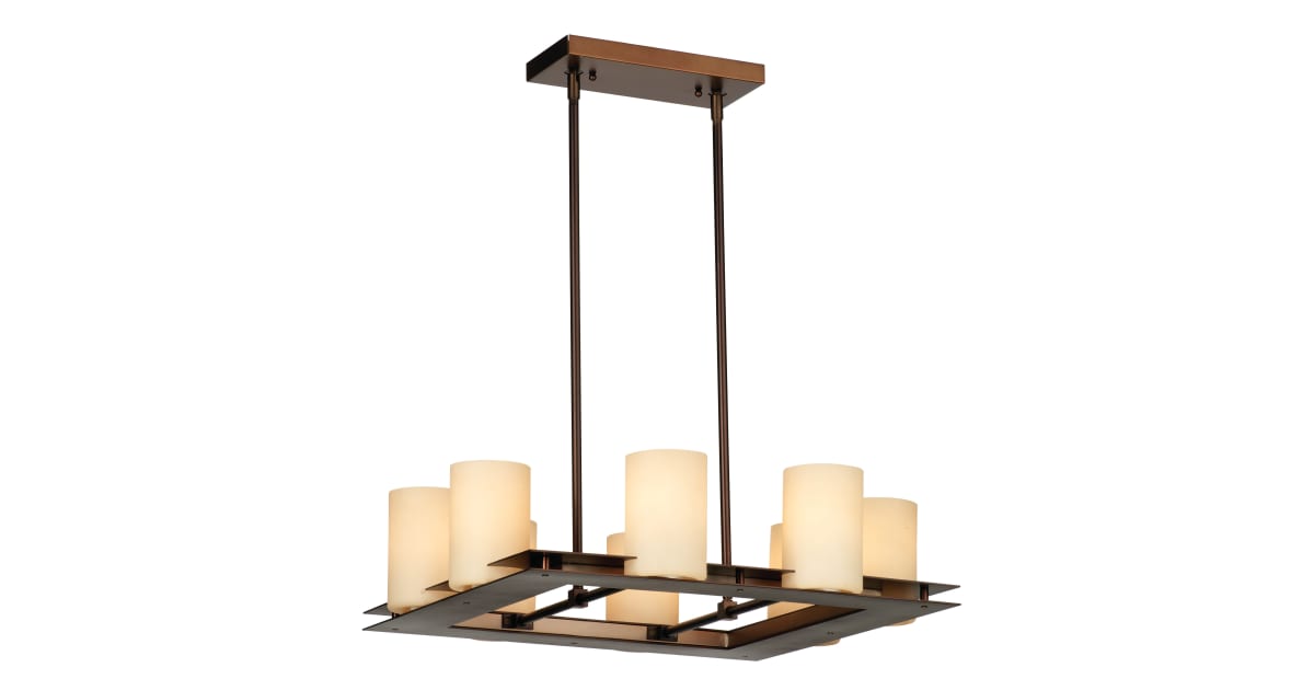 Forecast Lighting F160470 8 Light Up Lighting Chandelier from the Ingo ...