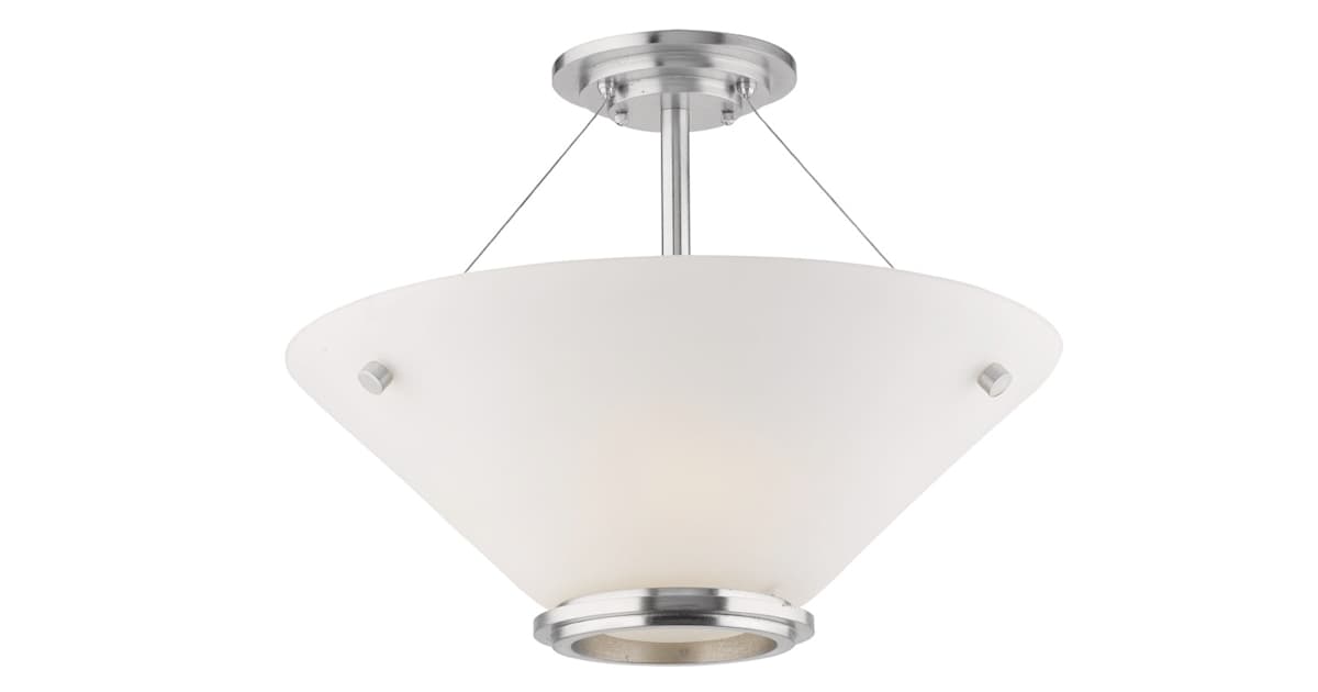 Forecast Lighting F162536 Three Light Semi-Flush Ceiling fixture from ...