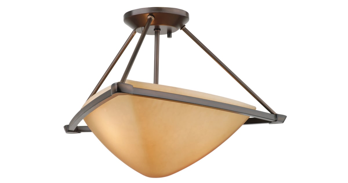 Forecast Lighting F191320 Two Light Semi-Flush Ceiling Fixture from the ...