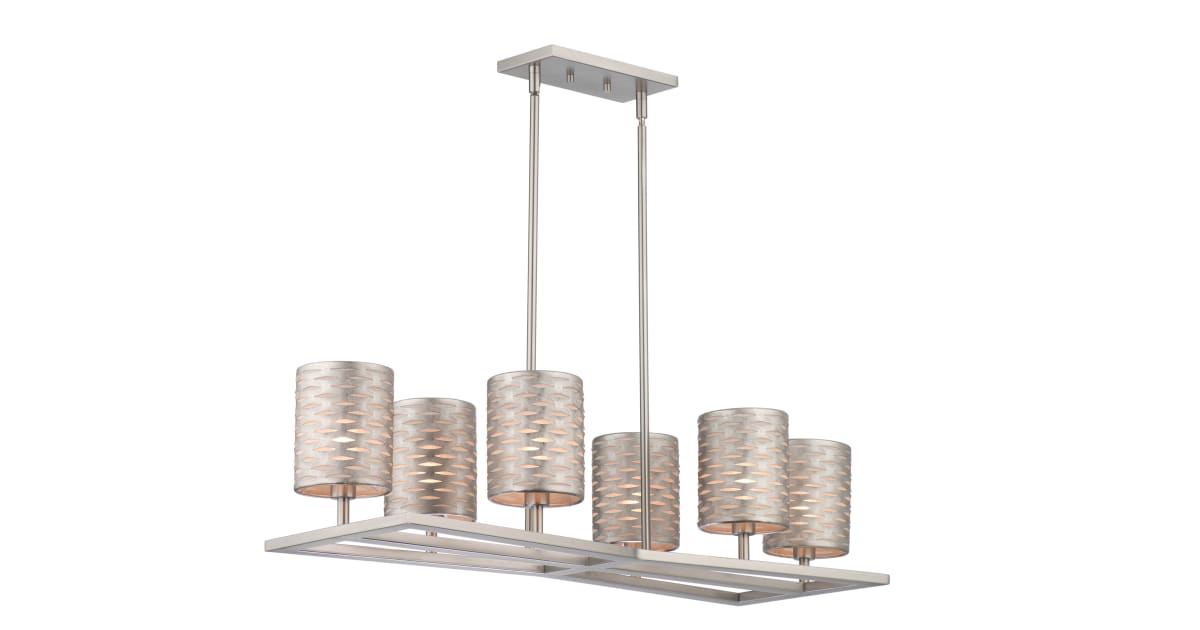 Forecast Lighting F196636 Eight Light Island / Billiard Fixture with ...