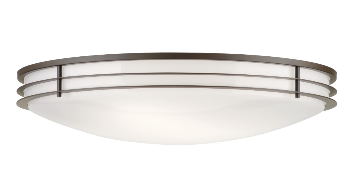 Forecast Lighting F202168U 23.5" Two Light Energy Efficient Flush Mount ...