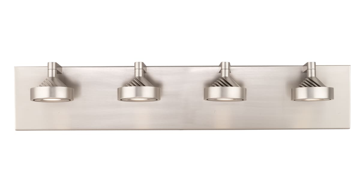 Forecast Lighting F484136 24" Four Light Bathroom Fixture with LED ...