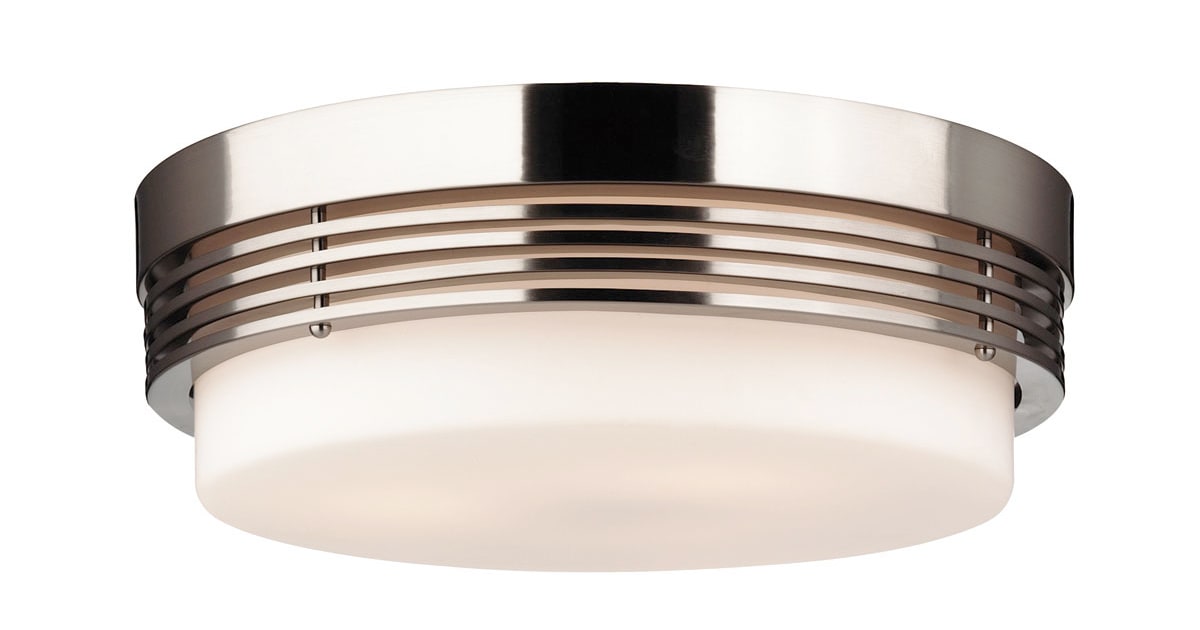 Forecast Lighting F608636 14" Three Light Flush Mount Fixture with ...