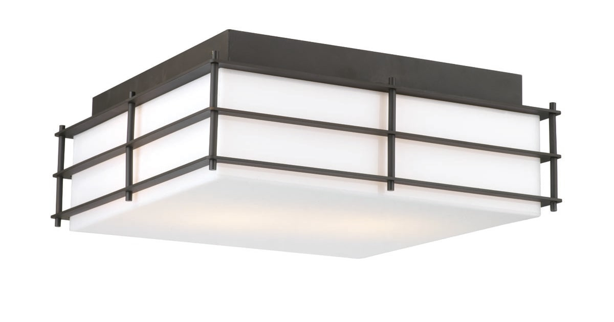 Forecast Lighting F609168U 14" Energy Efficient Square Two Light Flush ...