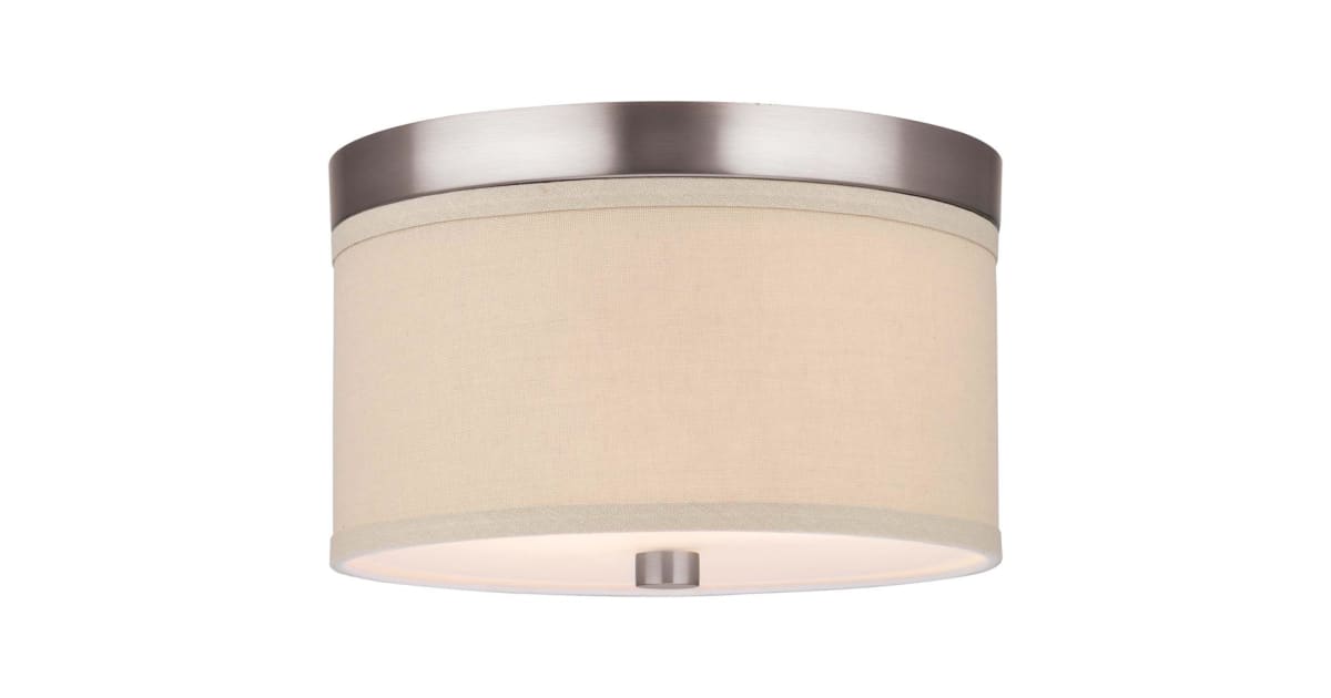 Forecast Lighting F131736U Energy Efficient 2 Light Flush Mount Fixture ...
