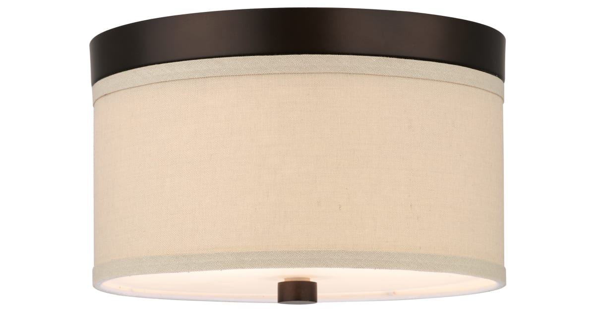 Forecast Lighting F131720 2 Light 10.25" Wide Flush Mount Ceiling ...