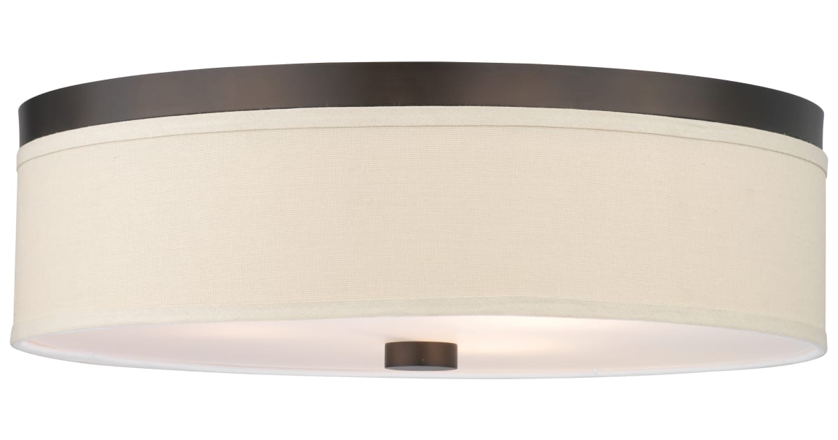 Forecast Lighting F131920 3 Light 20.5" Wide Flush Mount Ceiling ...