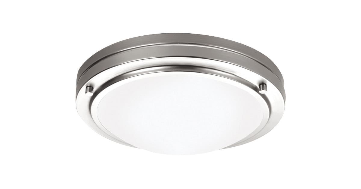 Forecast Lighting F245036N1 1 Light 10.63" Wide Flush Mount Ceiling ...