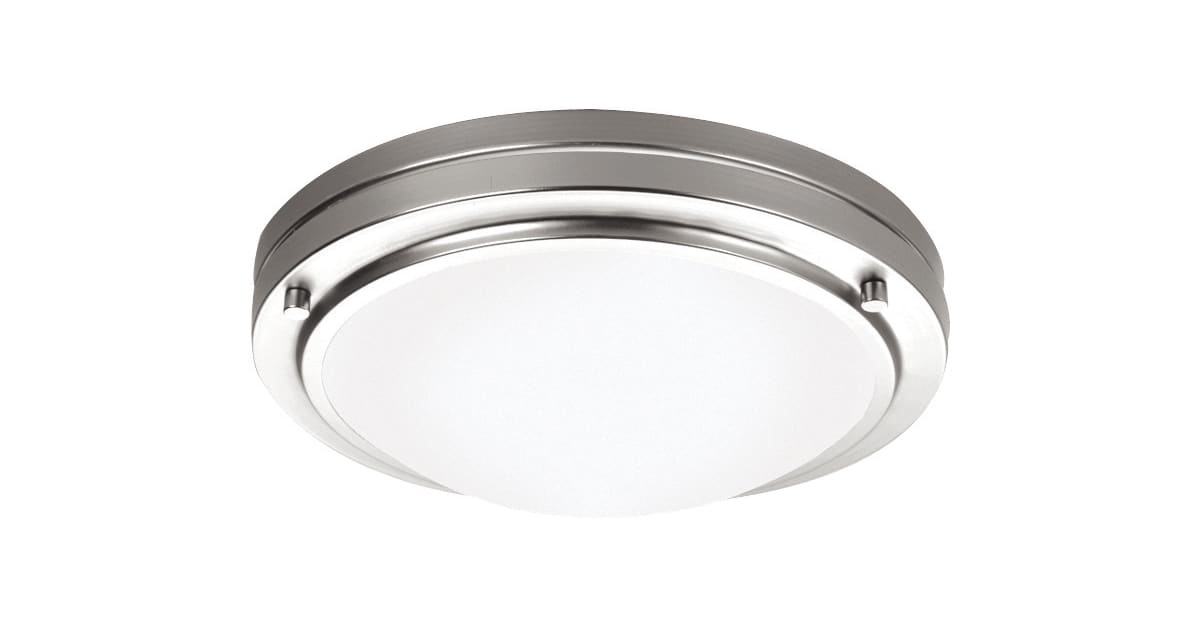Forecast Lighting F245036U 1 Light 10.63" Wide Flush Mount Ceiling ...